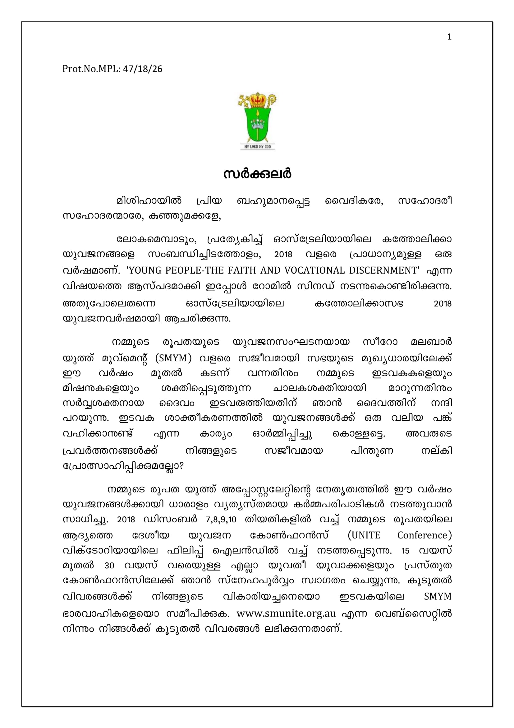 smym-circular-oct-2018-1 - Syro Malabar Australia